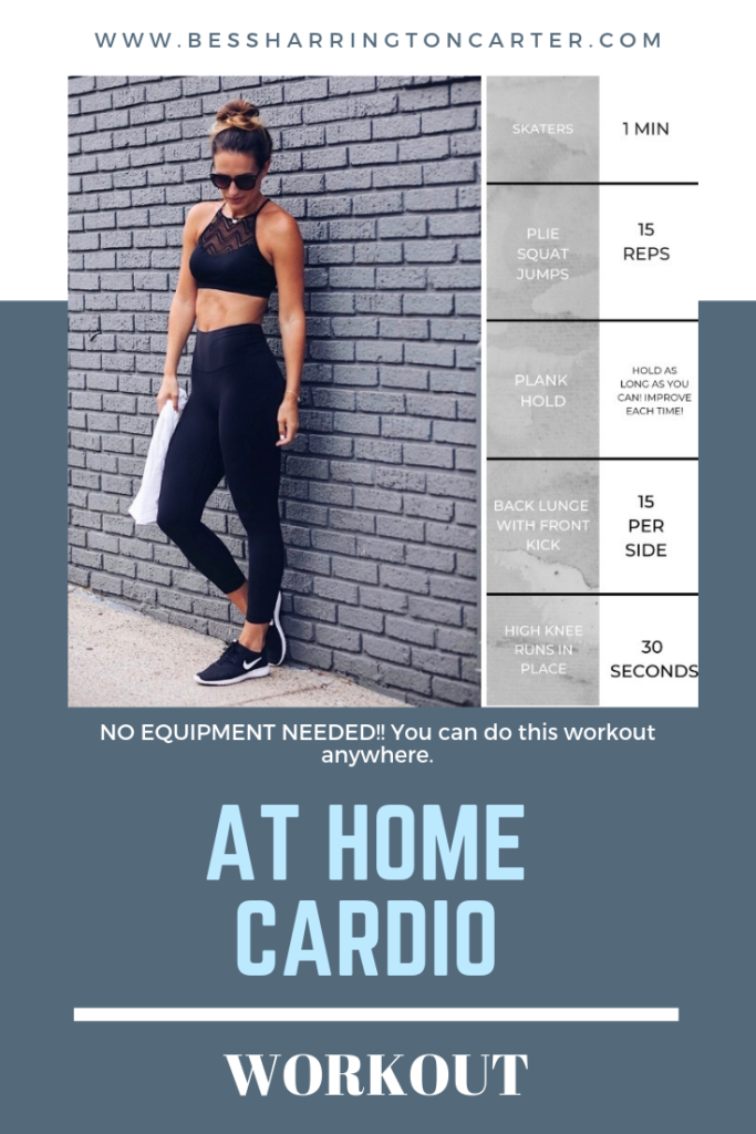 At Home Cardio Workout - Bess Harrington Carter