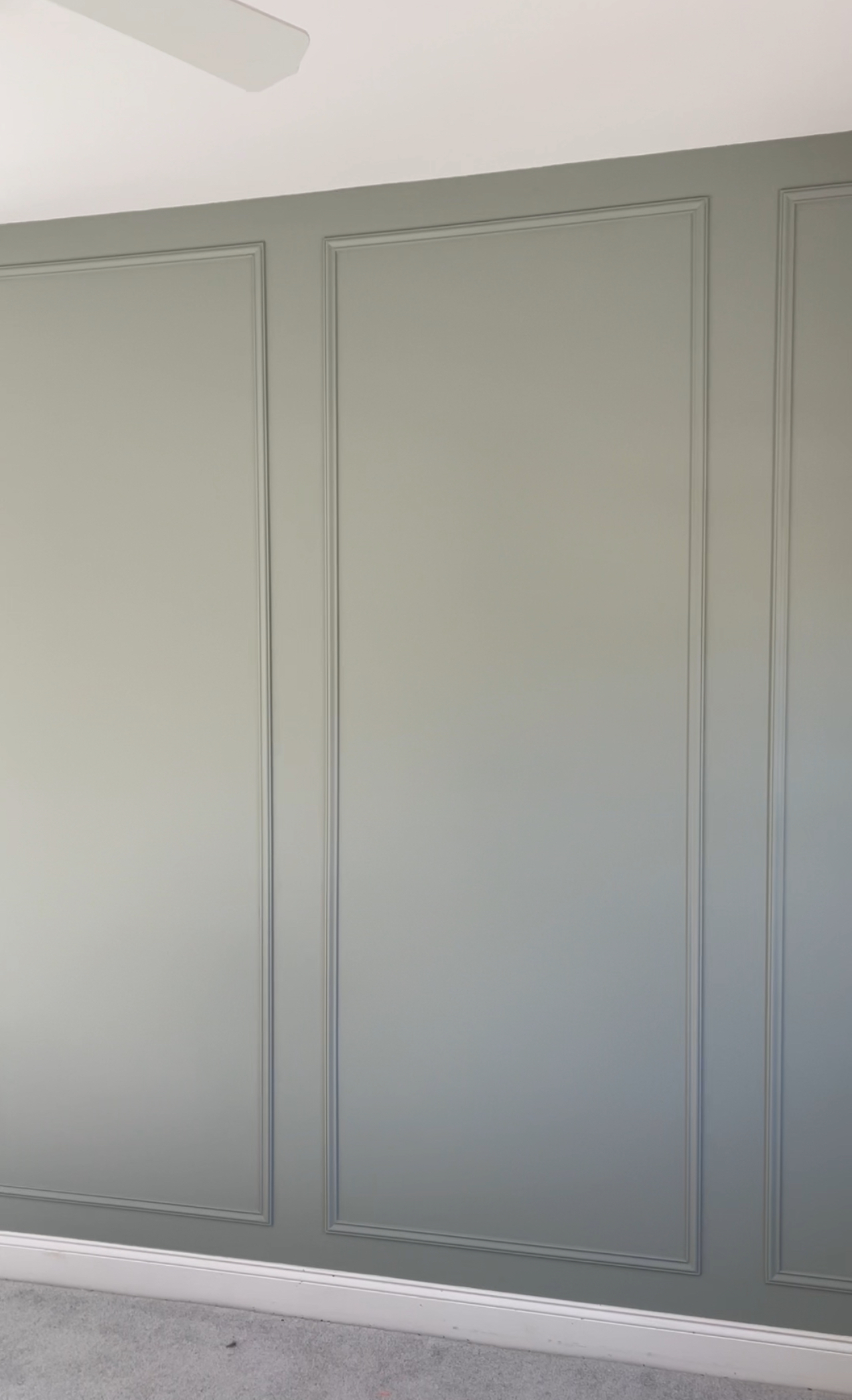 DIY Wall Moulding in Nursery - Bess Harrington Carter